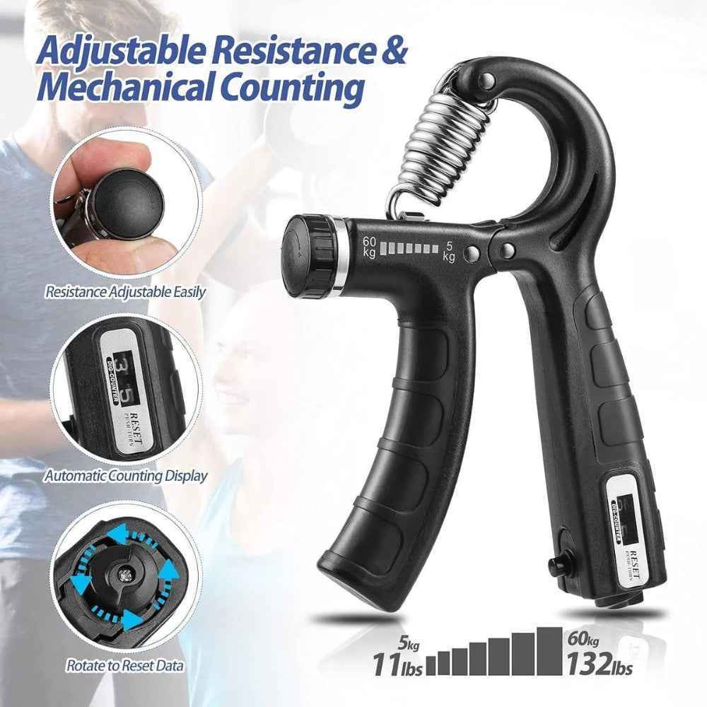 Automatic Counter Hand Gripper | Adjustable Wrist Trainer – ShopFirst.pk